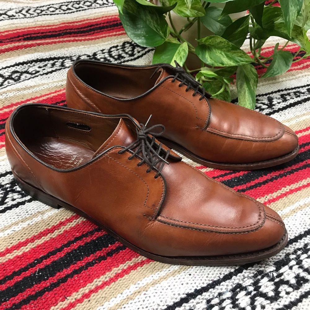 Allen Edmonds Lasalle Split Toe Oxford Shoes 12 - Gem